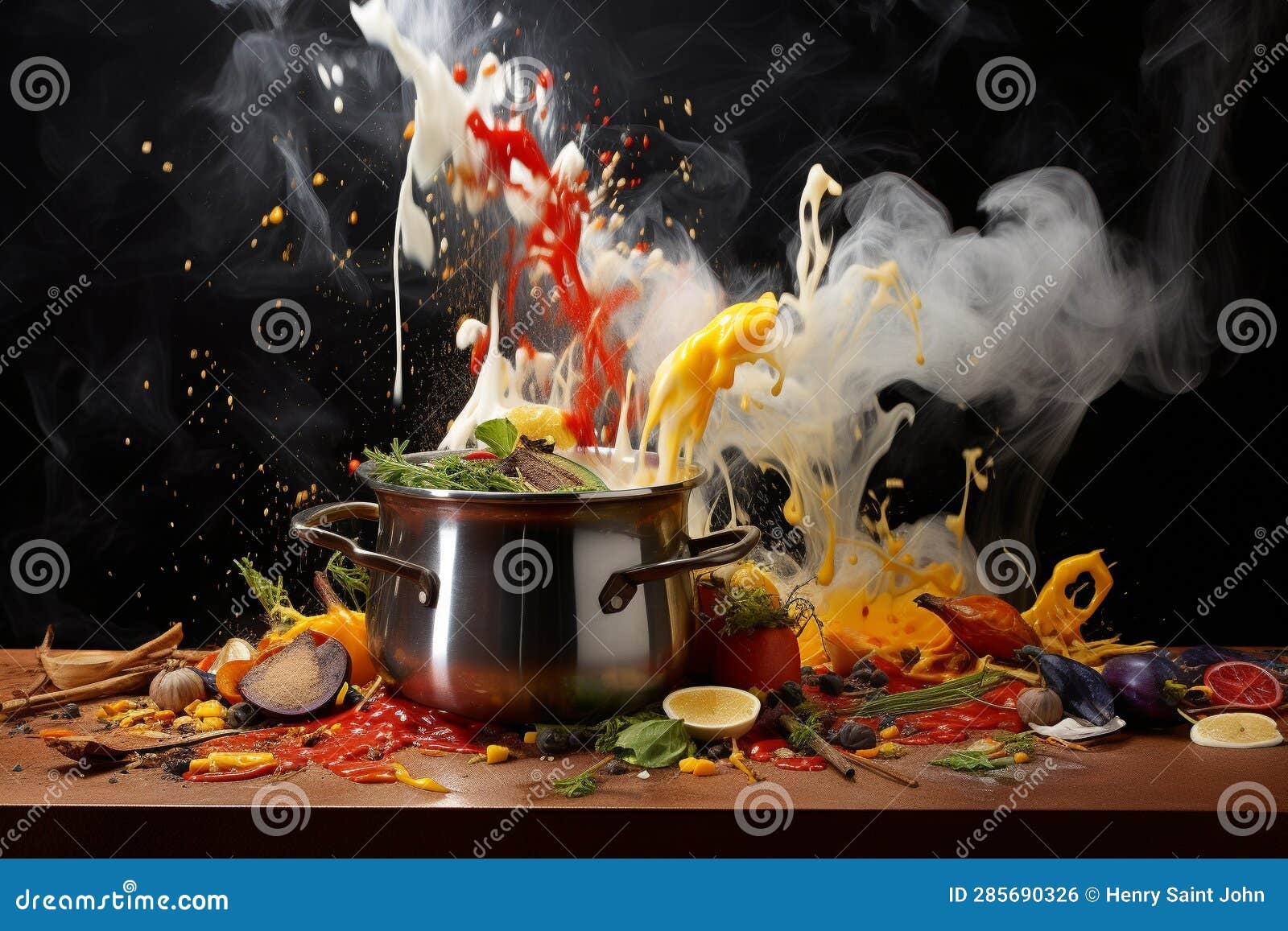 Generative AI : Culinary Canvas: an Abstract Representation of Gourmet ...