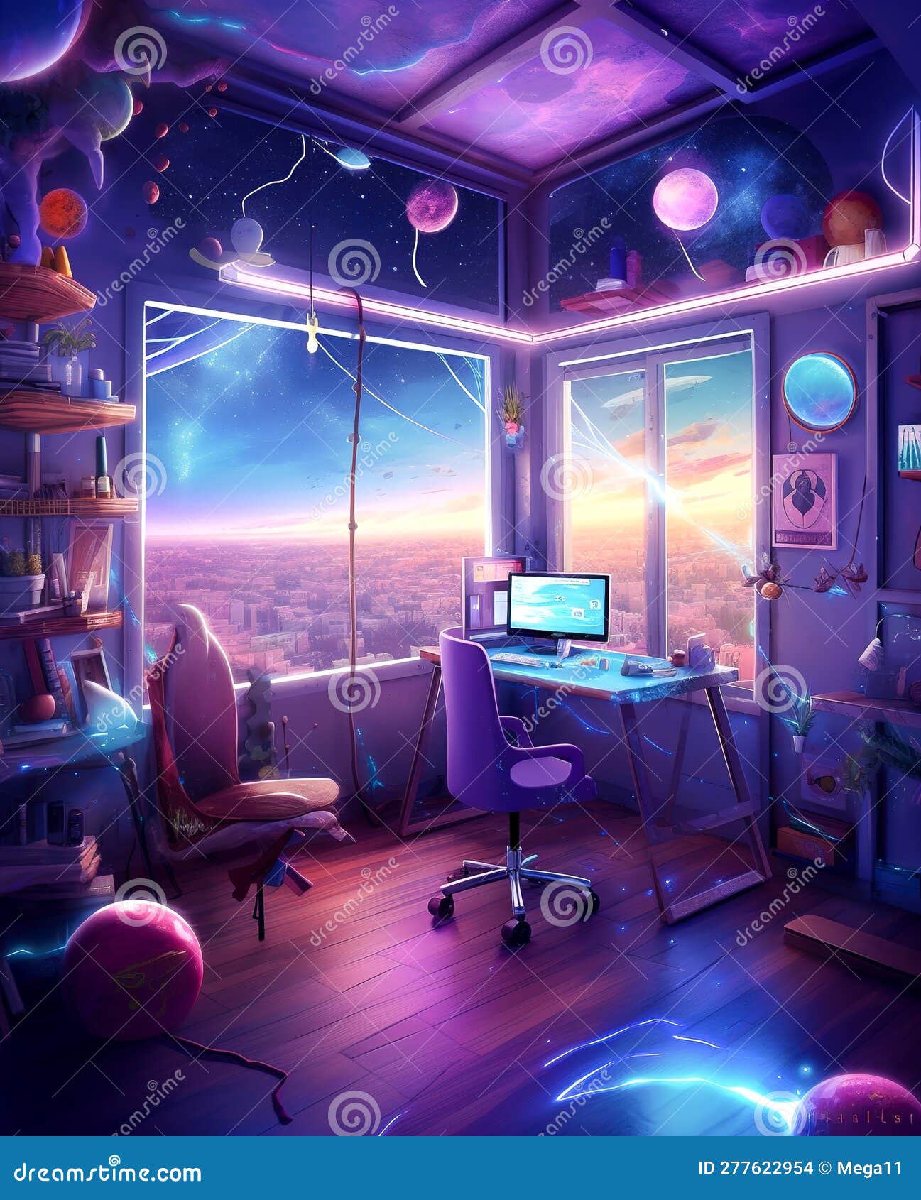 Generative AI: a Cyberpunk Colorful Streaming and Gaming Studio for ... Generative AI: a Cyberpunk Colorful Streaming and Gaming Studio for ...