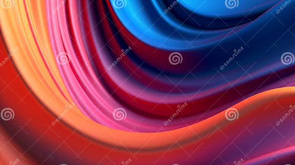 Generative AI, a 3D Effect for a Visually Stunning Website Design Stock ...