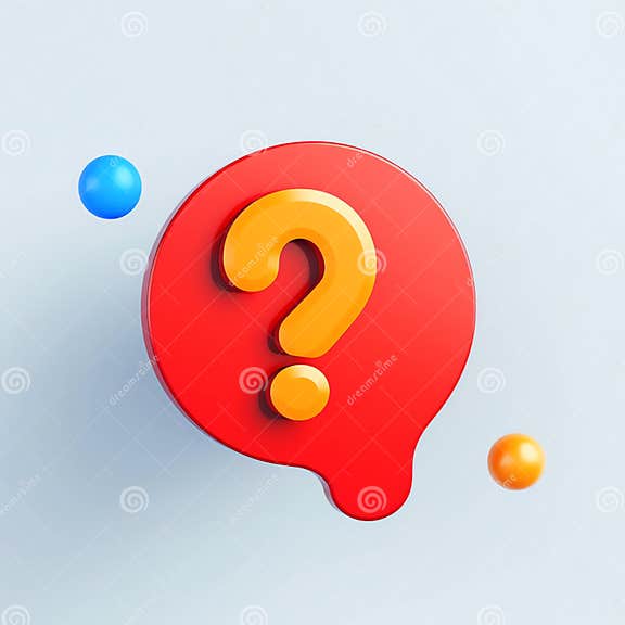 Generative AI 3d QA Speech Bubble- Stock Illustration - Illustration of answer, dialog: 279562507