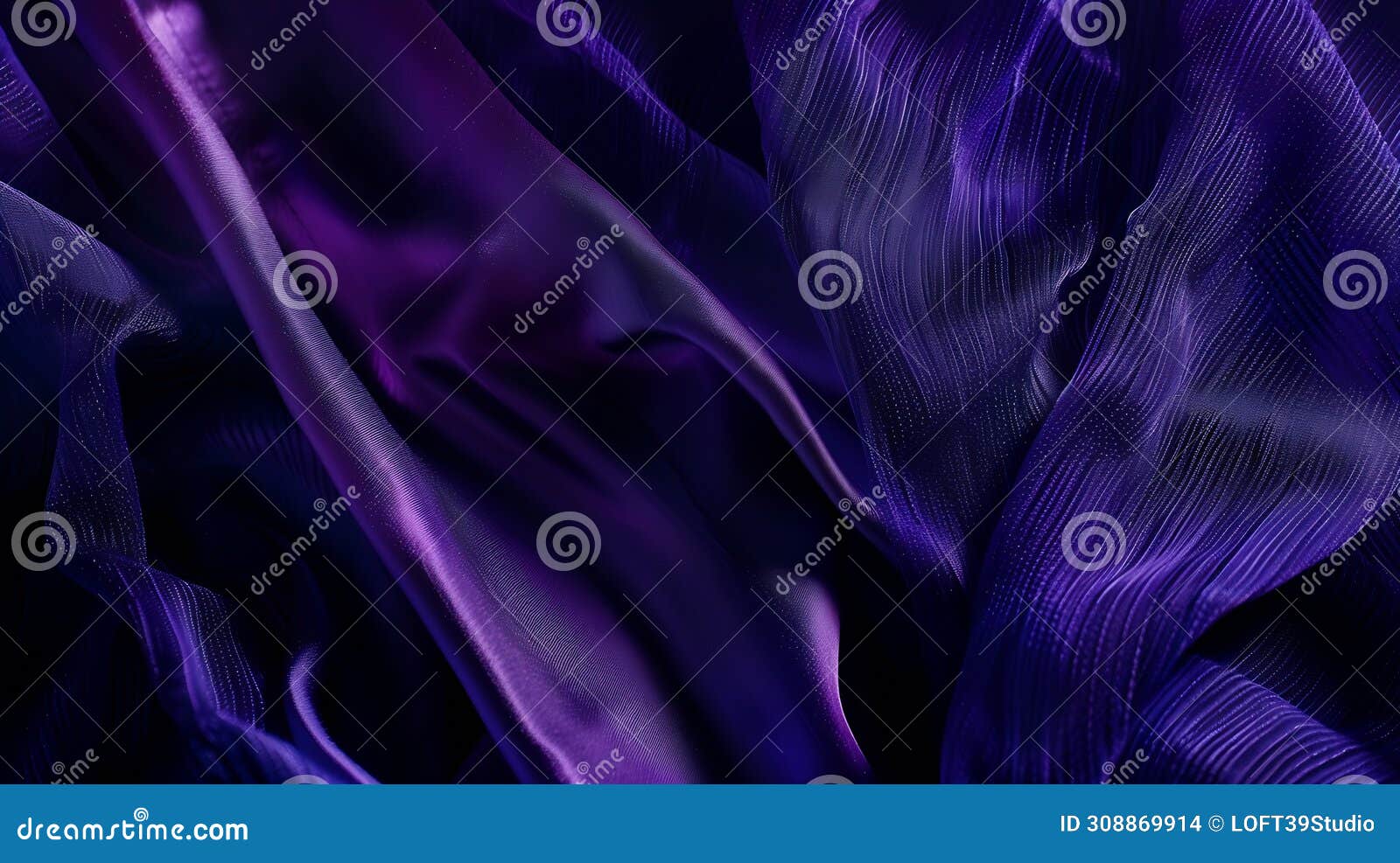 Generative AI Deep Purple Blue Abstract Background Gradient Toned ...