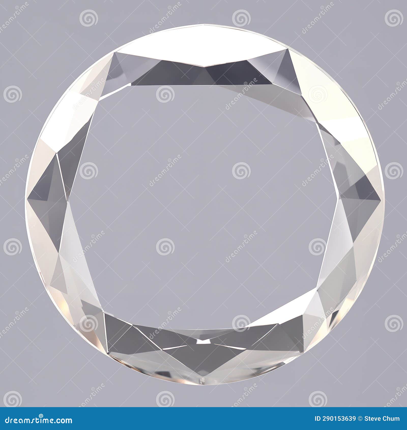 Generative AI, Delicate Shiny Diamond Close-up Stock Illustration ...