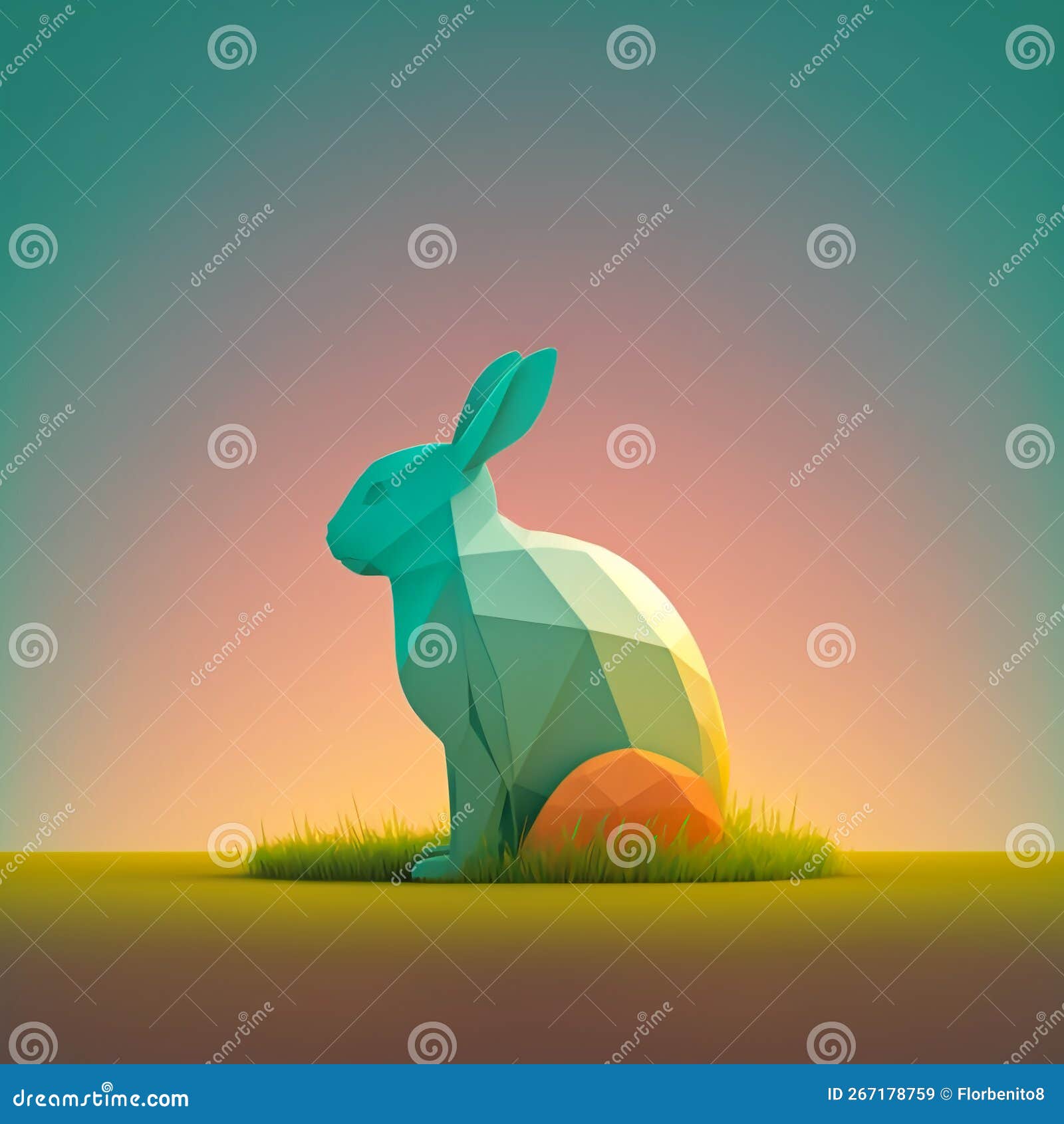 Minimalist Rabbit Illustration In Edward Gorey And Oliver Jeffers Style ...