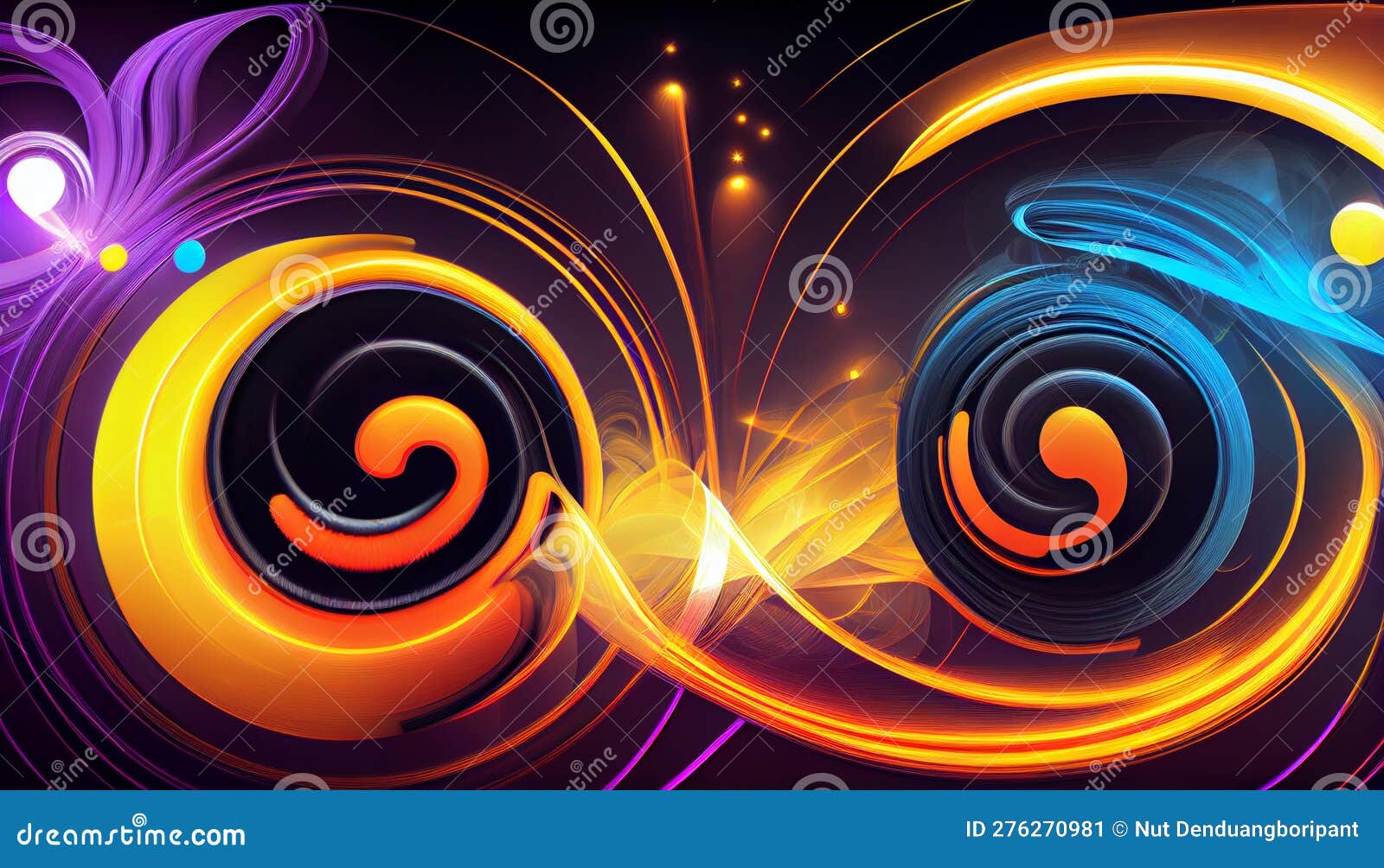 Generative AI, Dynamic Duality: Energetic Abstract Background with ...