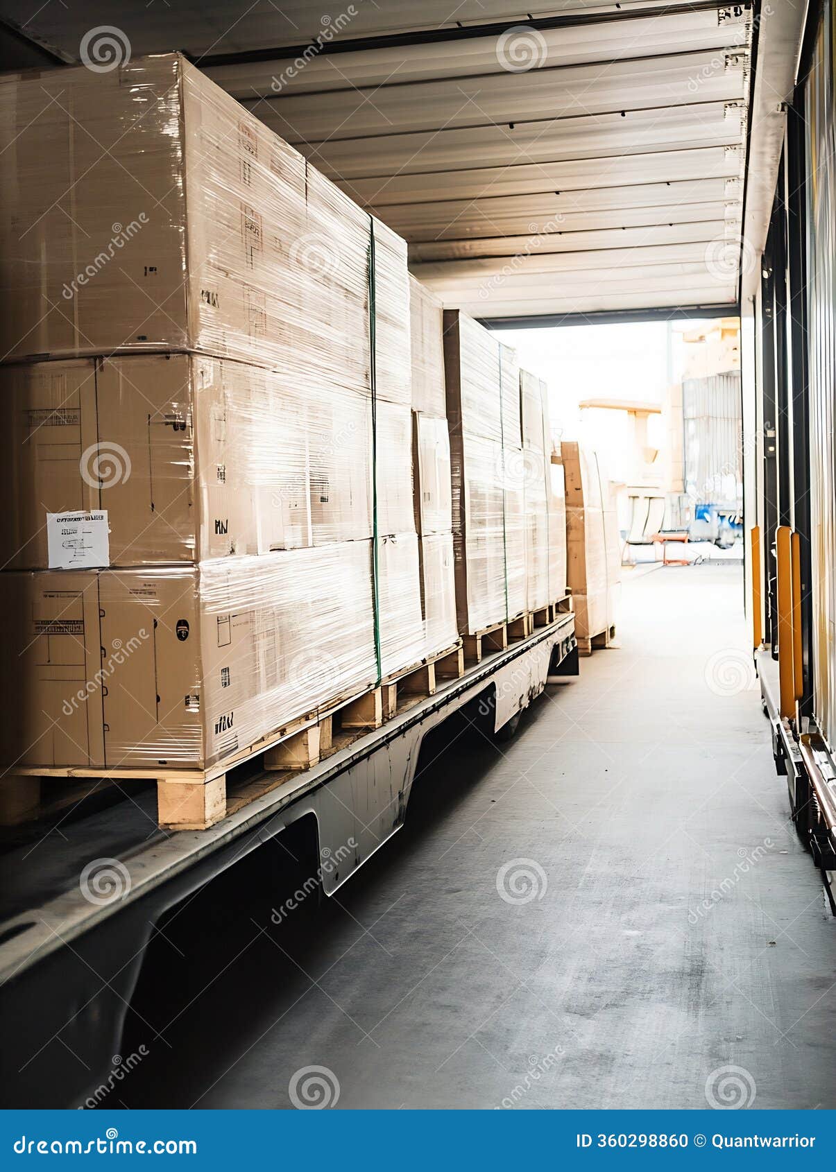 Generative AI Efficient Loading Process of Palletized Goods Inside ...