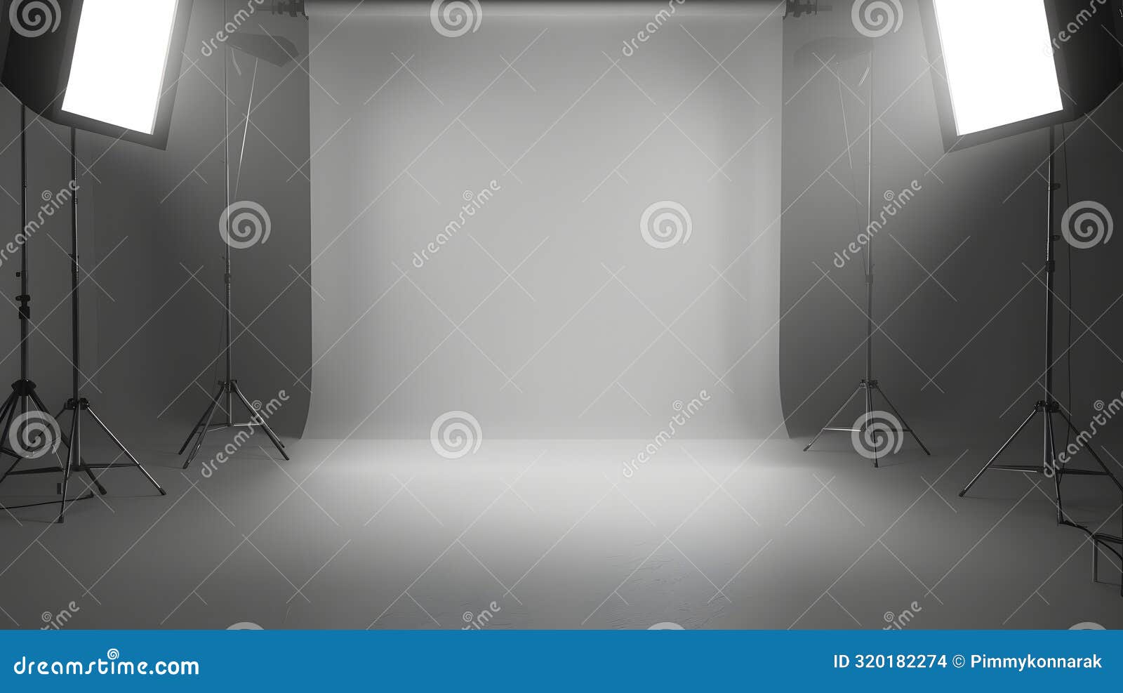 Generative AI Empty Gray Color Studio Room Background Business Concept ...