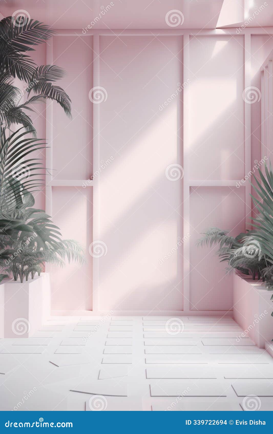 Generative Ai. Empty Room ,interior Design Decoration Stock Photo ...