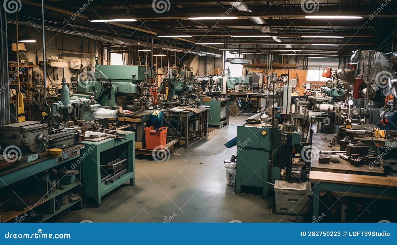 182_Empty_workshop_with_1687333867776_1 Stock Illustration ...
