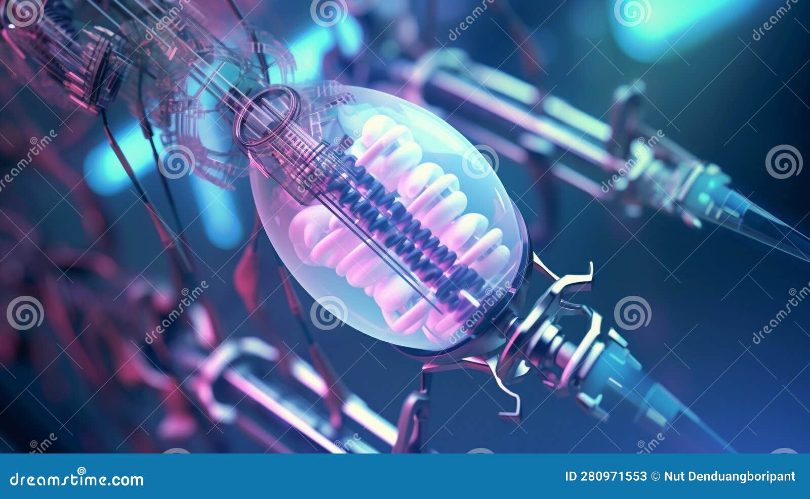 Generative AI, Evolving Beyond Nature Stock Illustration - Illustration ...