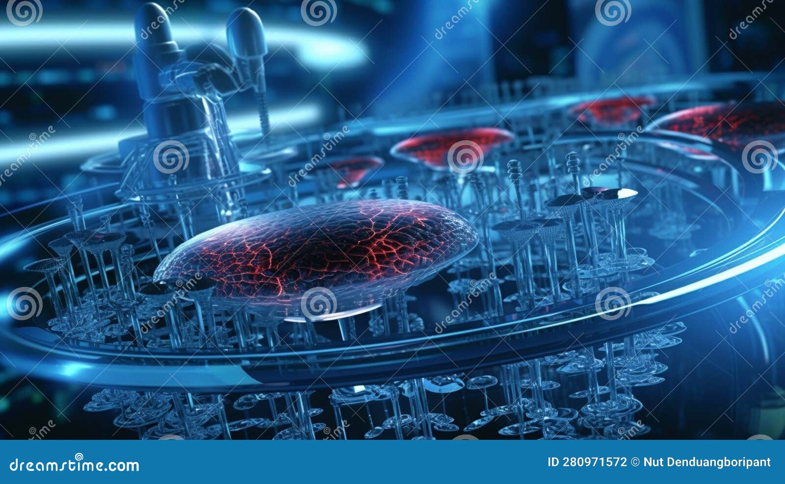 Generative AI, Evolving Beyond Nature Stock Illustration - Illustration ...