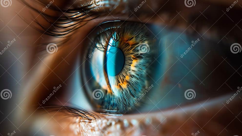 Generative AI Example of Vision with Astigmatism a Refractive Error ...