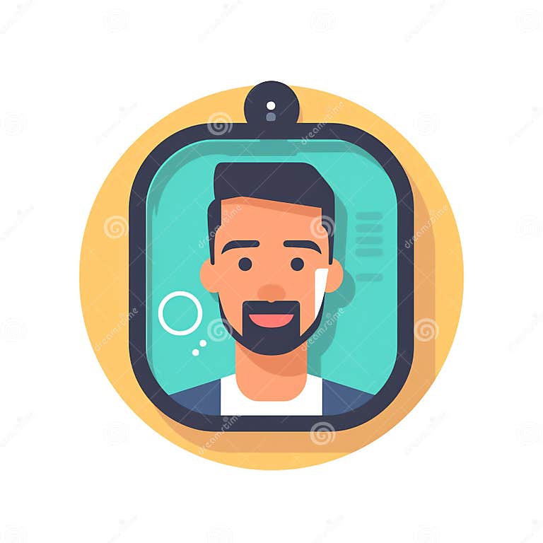 Generative AI Face Recognition Technology Concept- Stock Illustration ... Generative AI Face Recognition Technology Concept- Stock Illustration ...