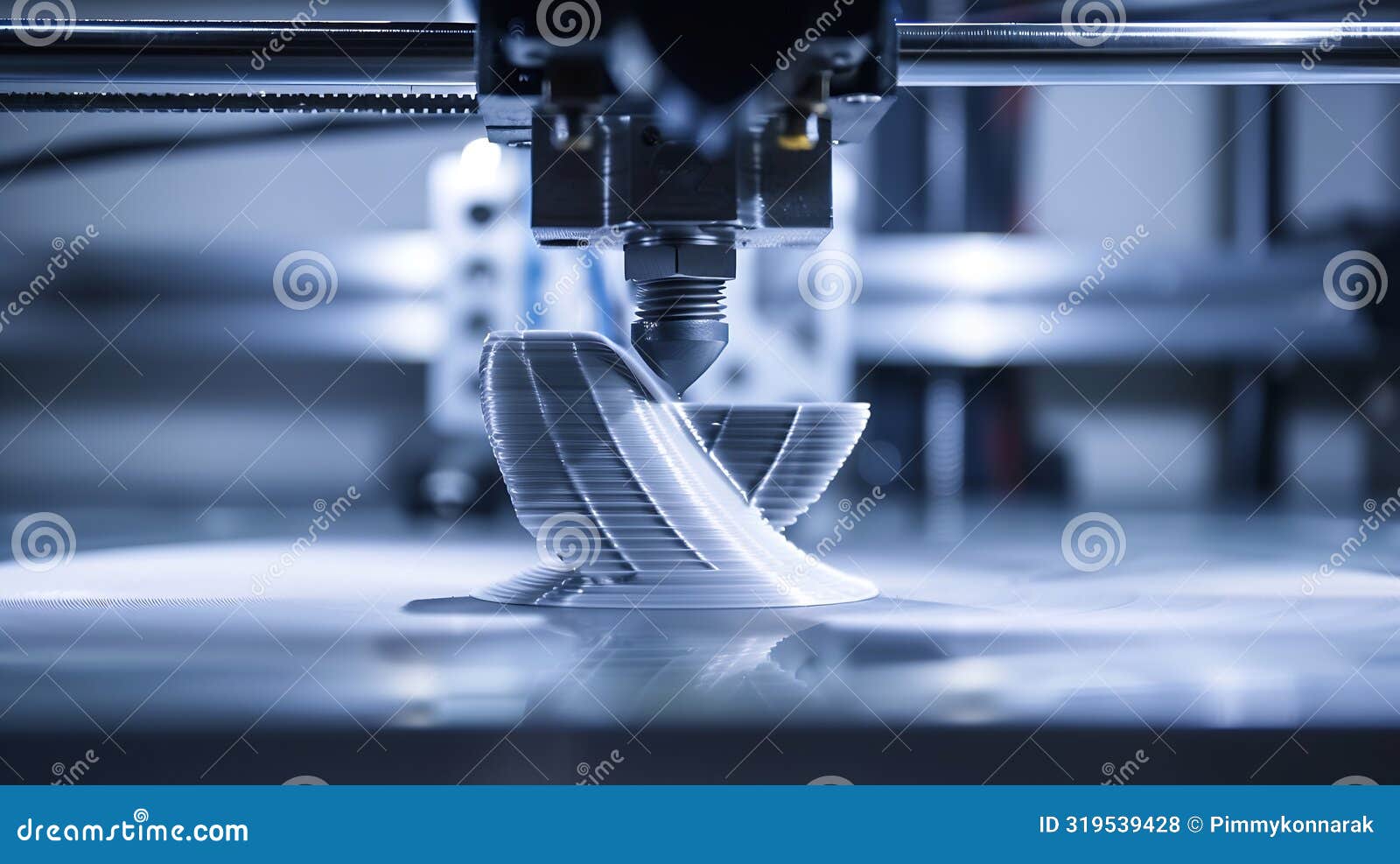 Generative AI FDM3Dprinter With Delta Kinematic Layout Makes A Flange ...