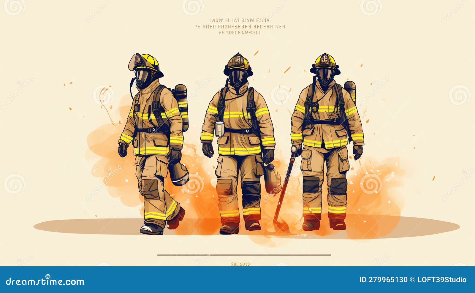 Firefighting Hand Drawn Doodle. Firefighter, Fireman, Emergency ...