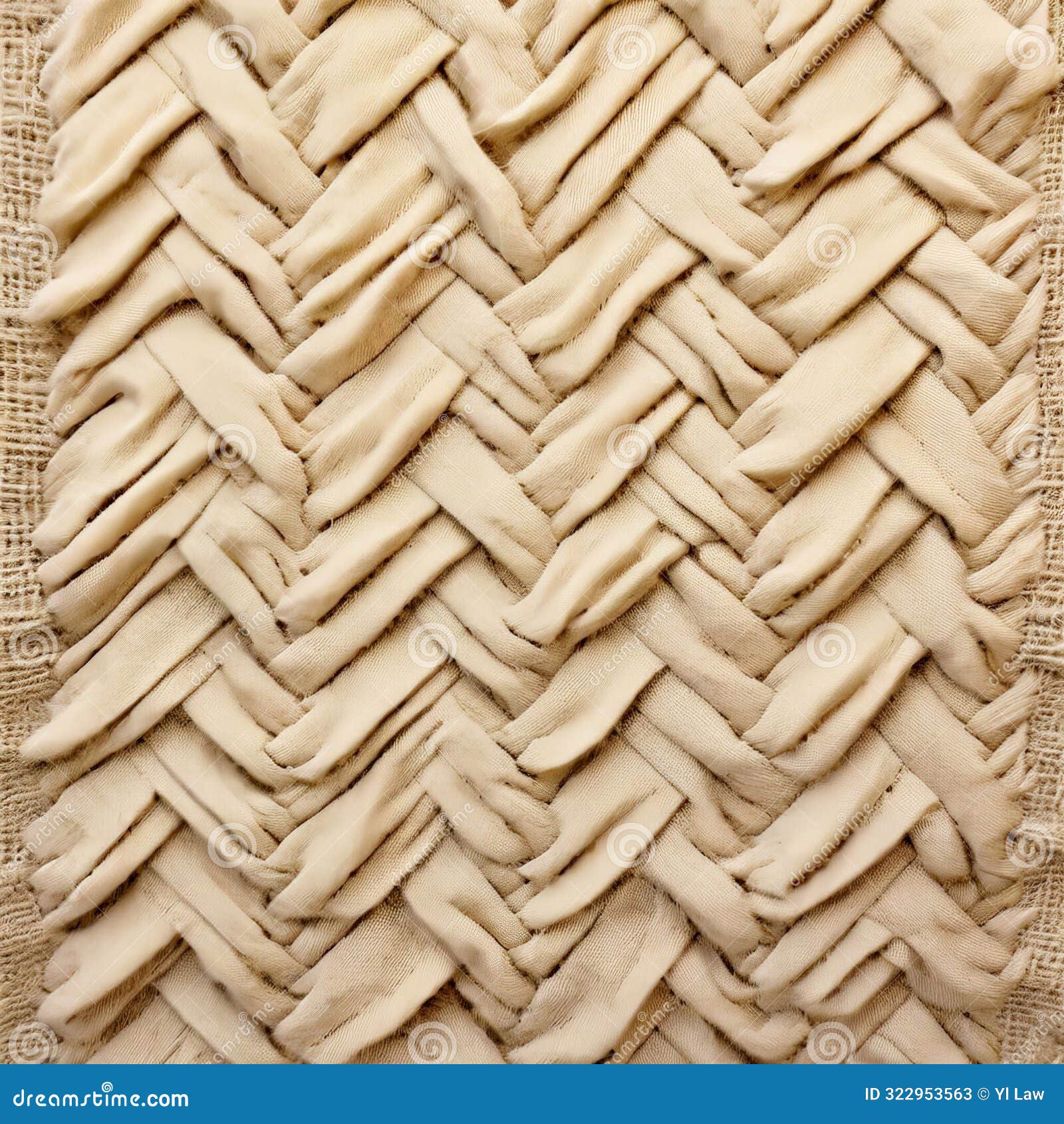 The Generative AI, Flat Weave Rolled Rattan Pattern Editorial Stock ...