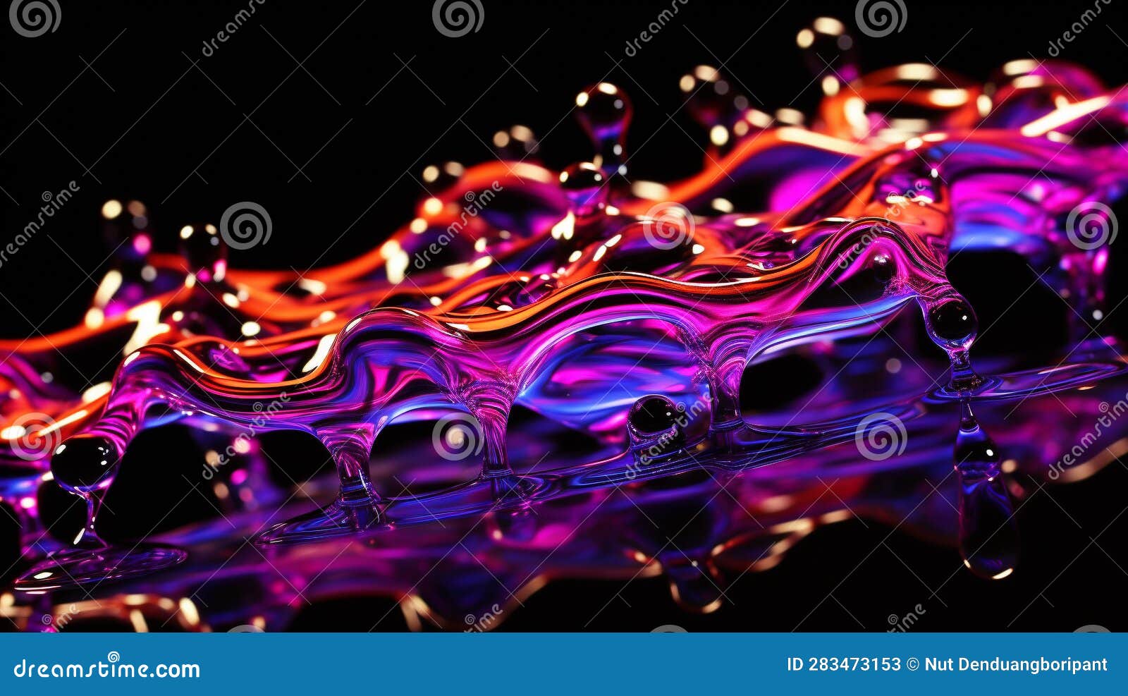 Generative AI, Fluid Dance stock illustration. Illustration of ...
