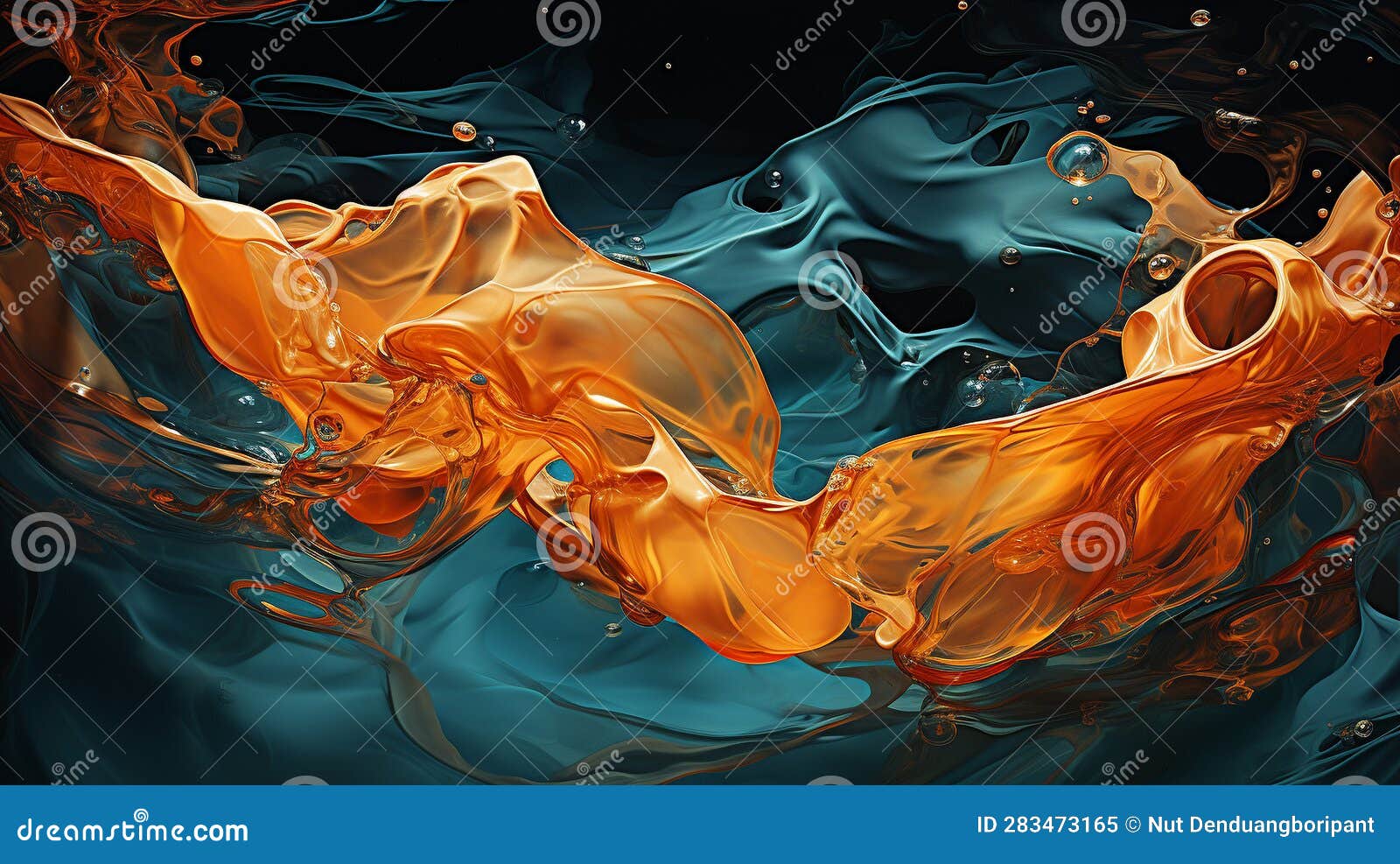 Generative AI, Fluid Dance stock illustration. Illustration of fluid ...