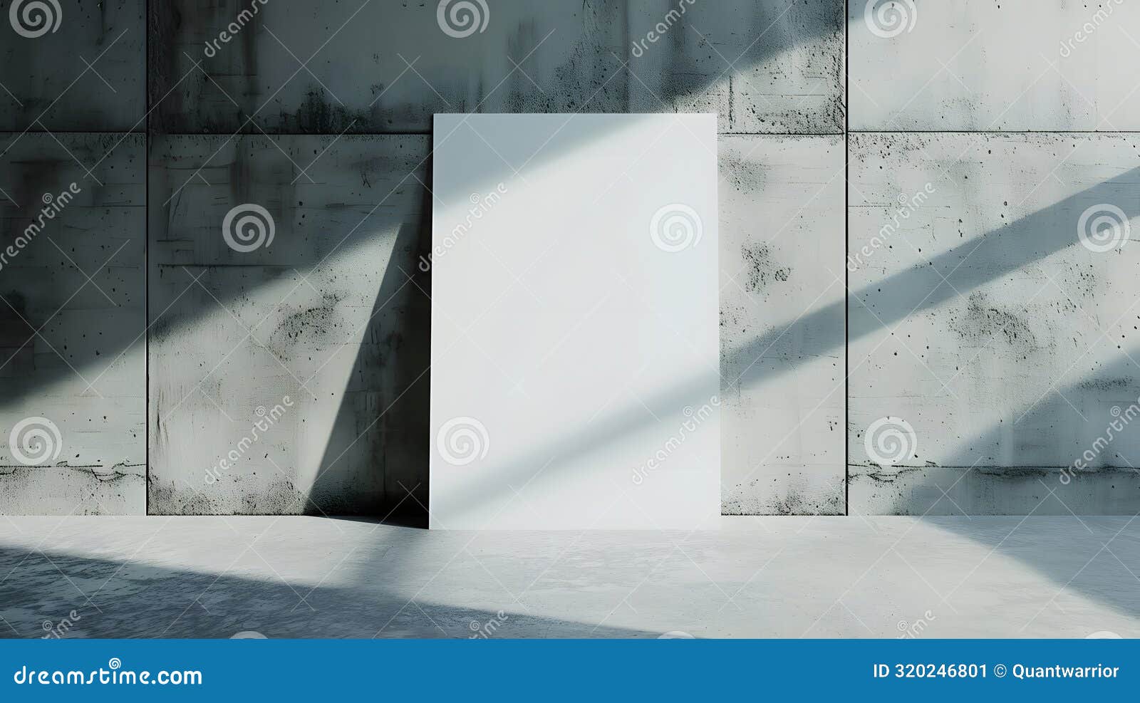 Generative AI Flyer Poster Mockup on a Concrete Background Business ...