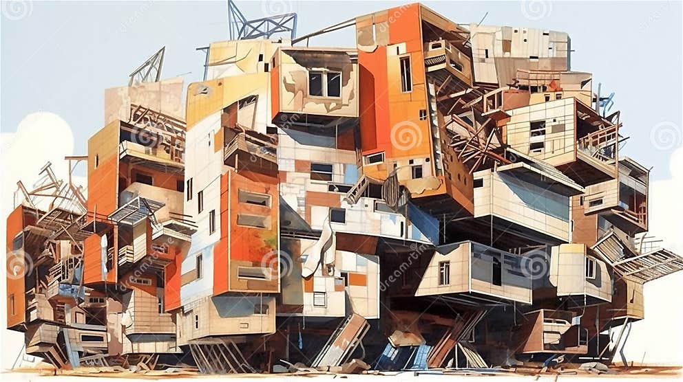 Generative AI, Fragmented Illusion: a Deconstructivist Building Design ...