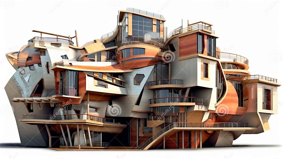 Generative AI, Fragmented Illusion: a Deconstructivist Building Design ...