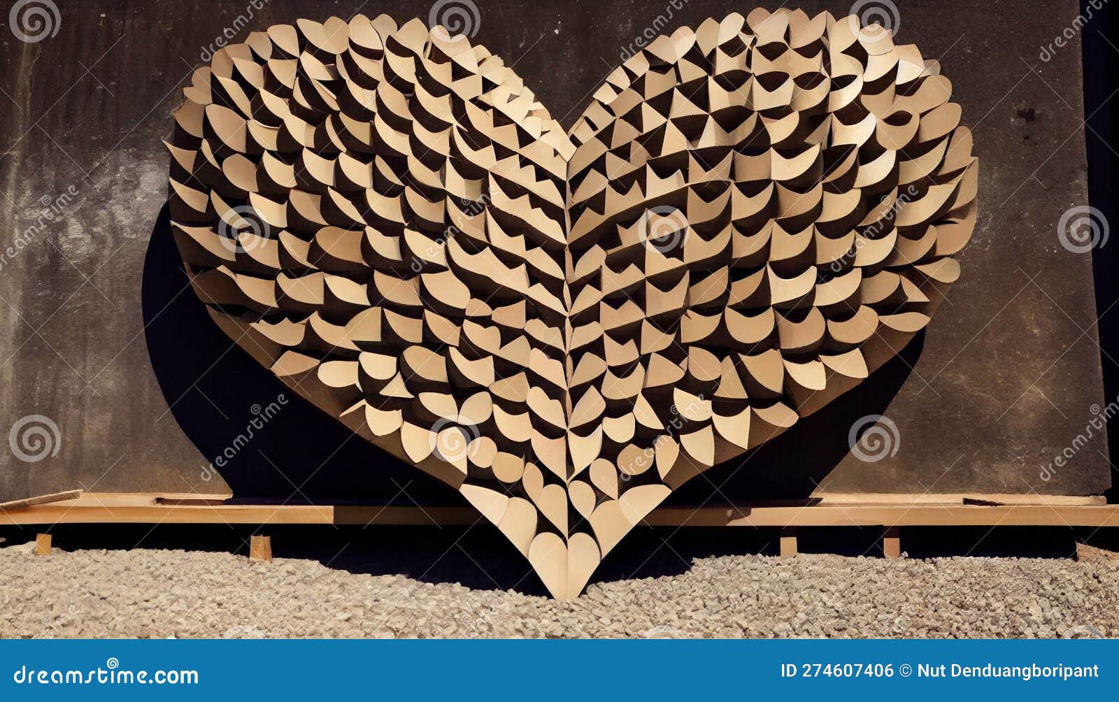 Generative AI, Geometric Heart: a Playful and Precise Arrangement of ...