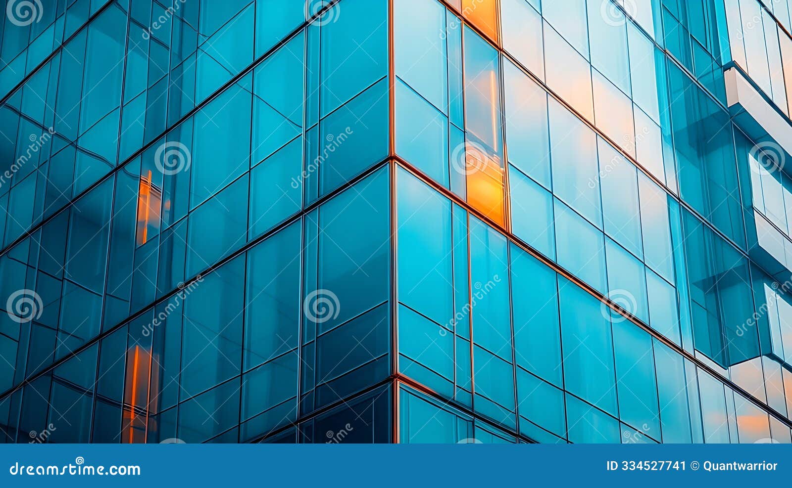 Generative AI Glass Panel Installed on Facade Installation of Unitized ...