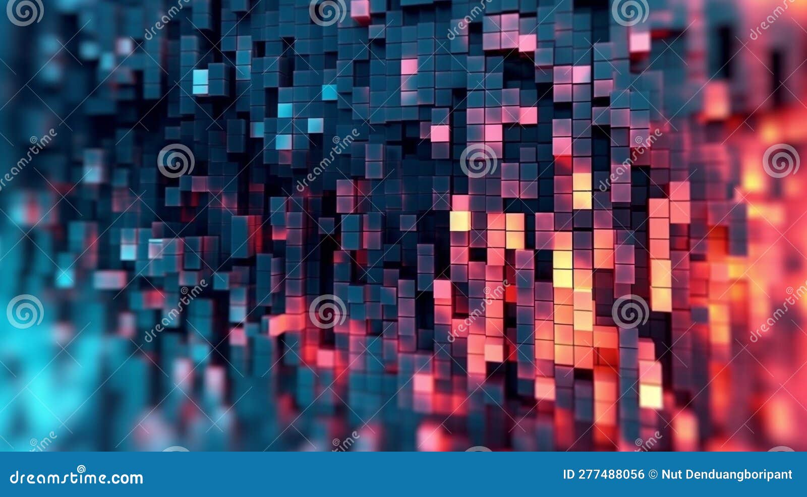 Generative AI, a Glitch Effect for a Digital and Edgy Website Design ...