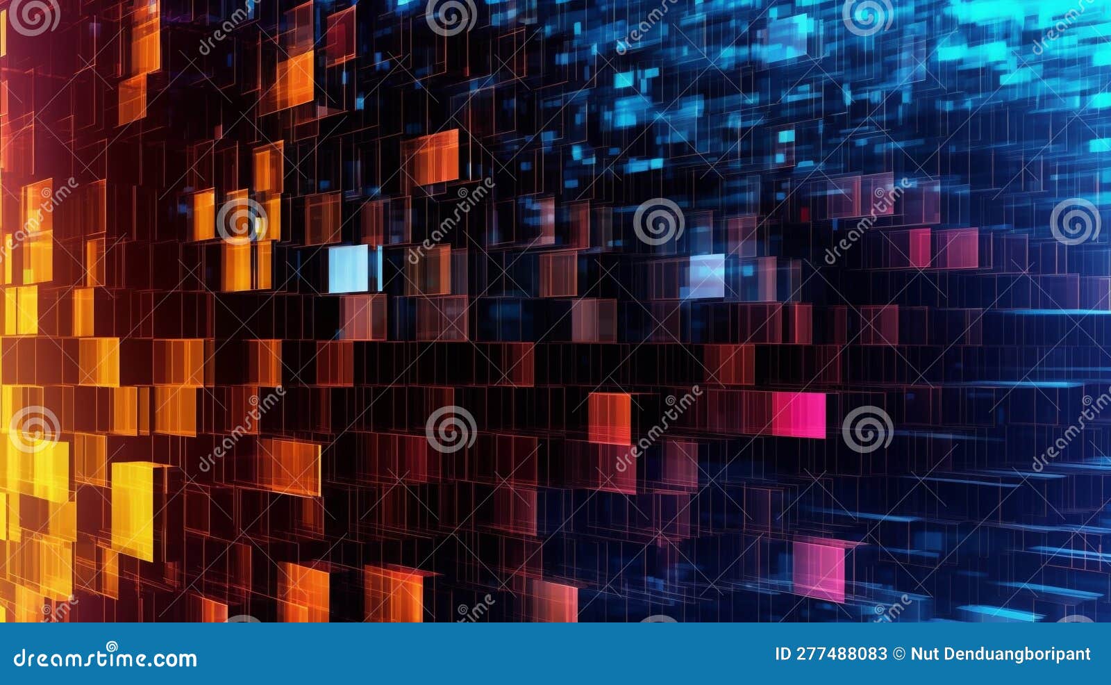 Generative AI, a Glitch Effect for a Digital and Edgy Website Design ...