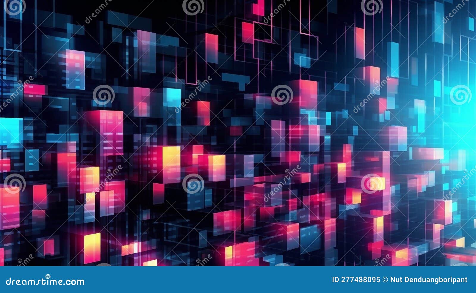 Generative AI, a Glitch Effect for a Digital and Edgy Website Design ...