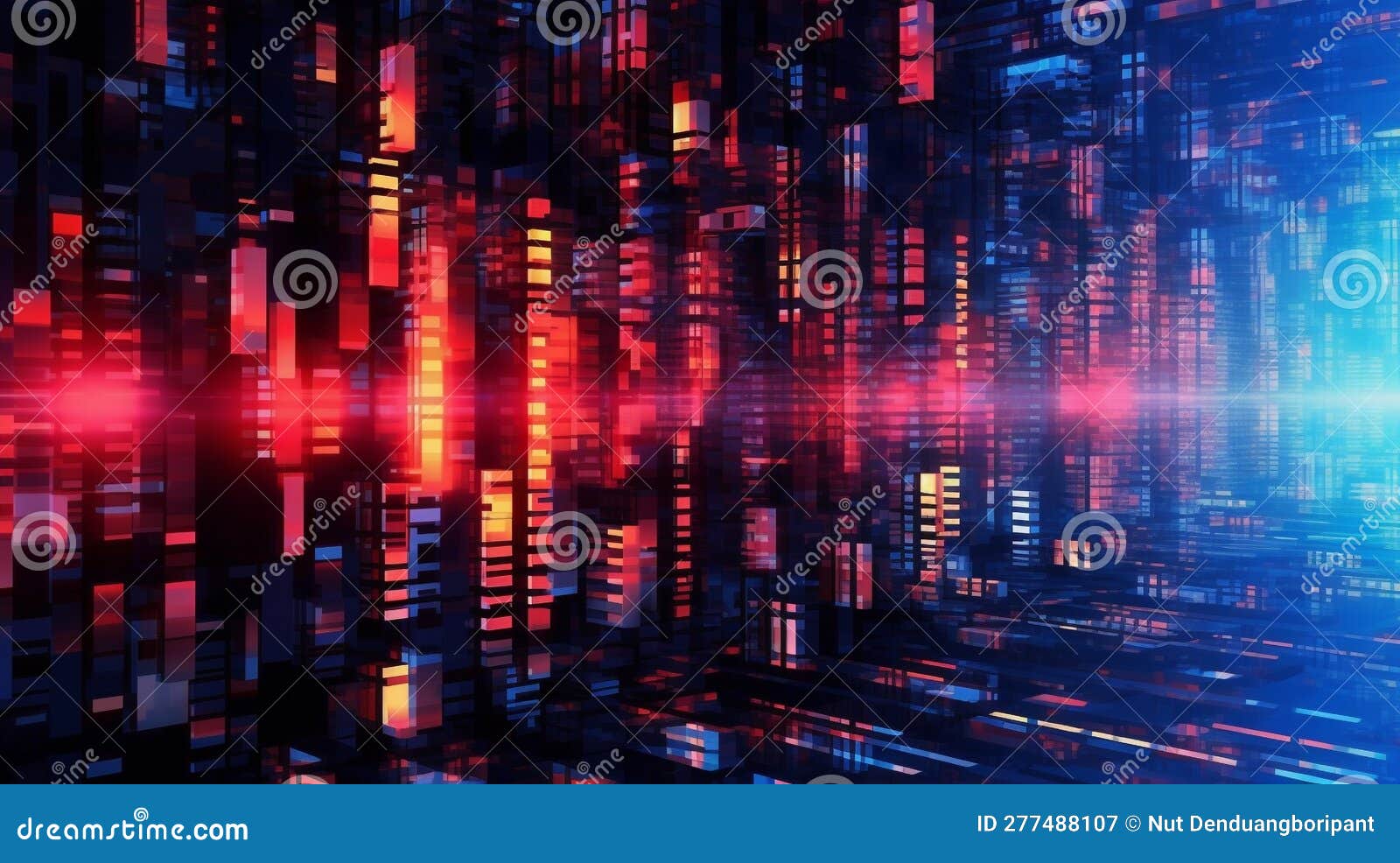 Generative AI, a Glitch Effect for a Digital and Edgy Website Design ...