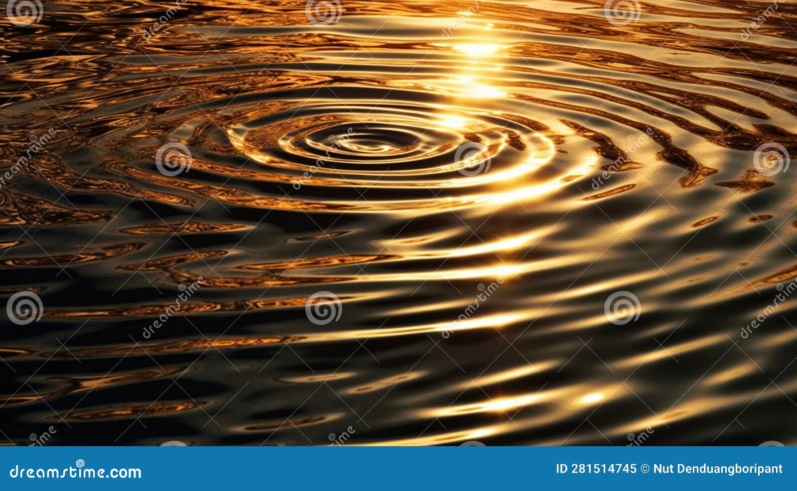 Generative AI, Golden Euphony Stock Illustration - Illustration of ...