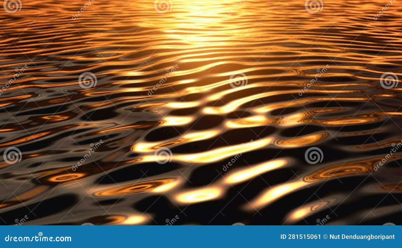 Generative AI, Golden Euphony Stock Illustration - Illustration of hues ...