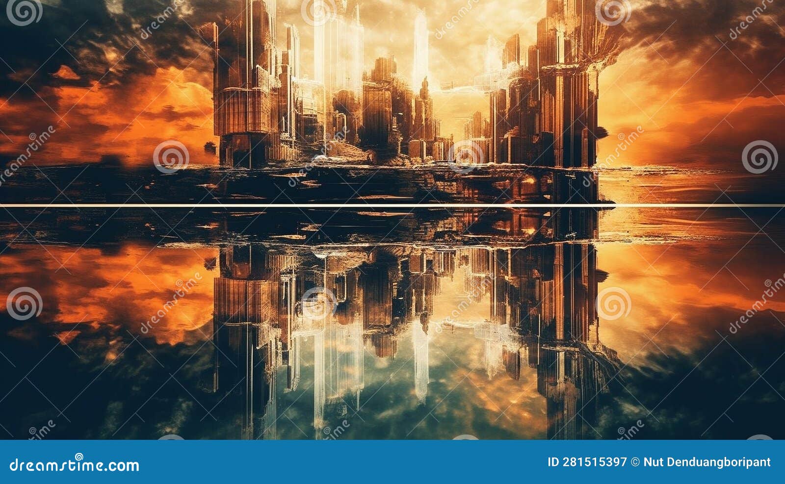 Generative AI, Gravity Defied Stock Illustration - Illustration of ...