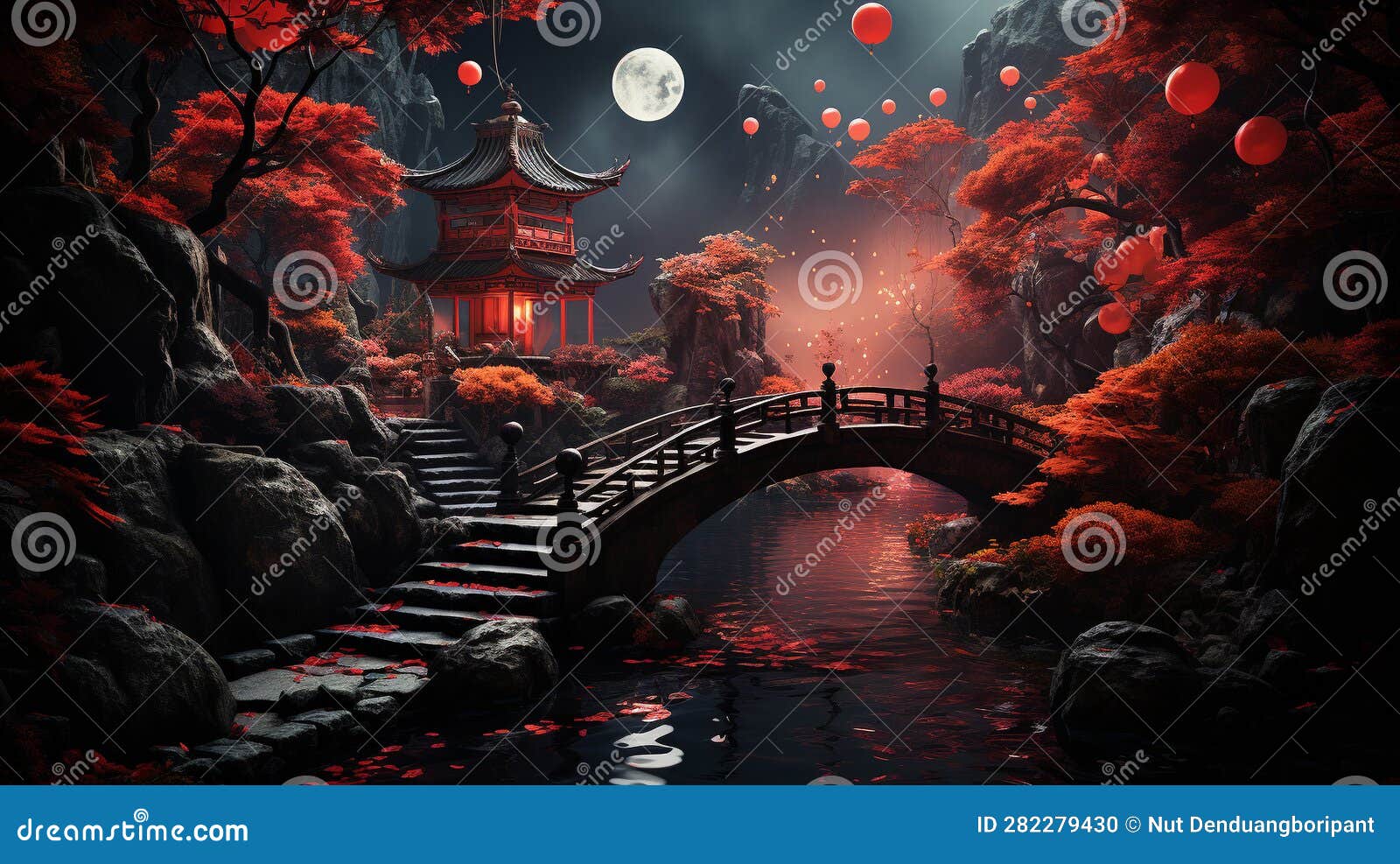 Generative AI, Hidden Worlds Stock Photo - Image of vibrant, patterns ...