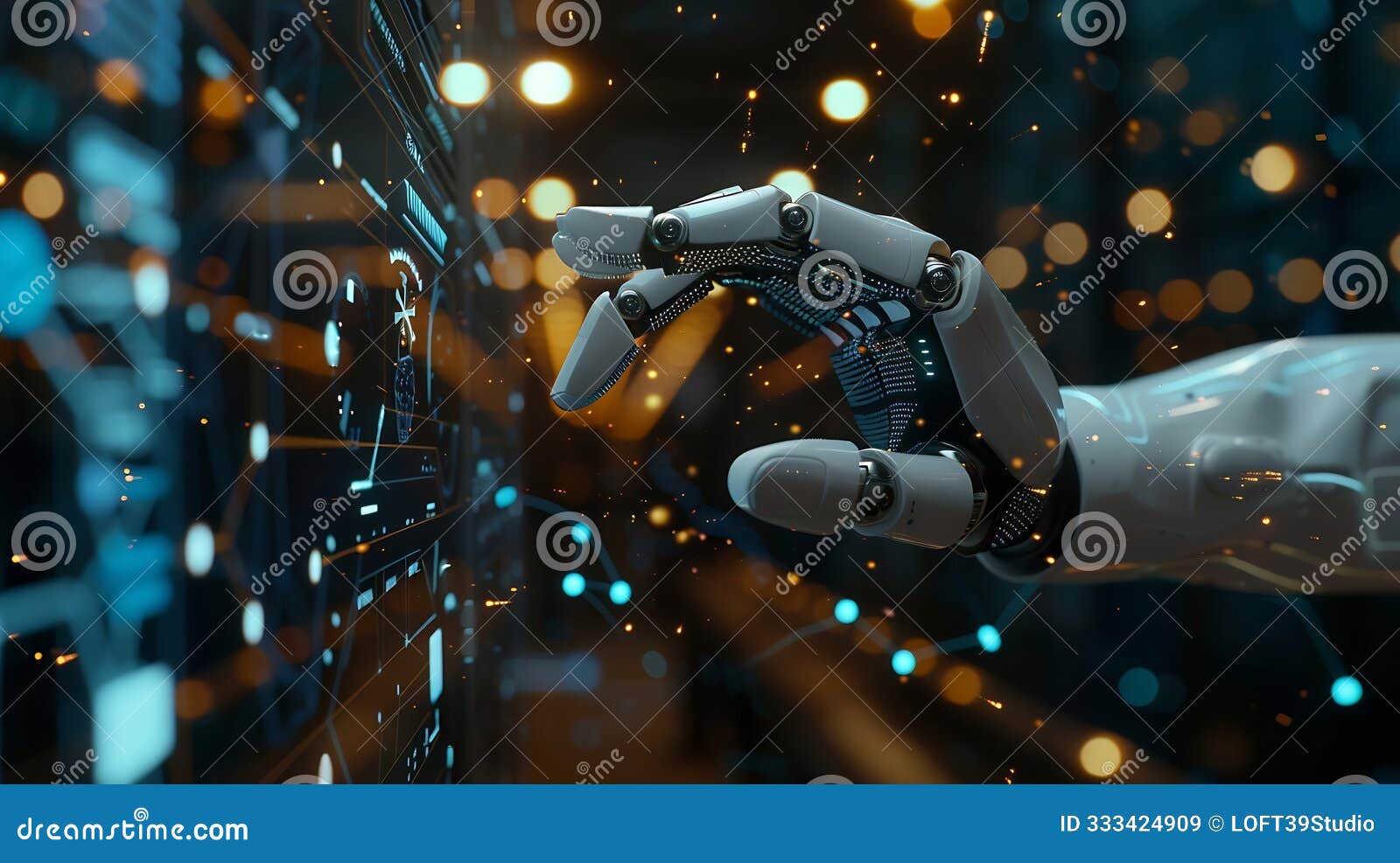 Generative AI Human Interact with AI Artificial Intelligence Virtual ...