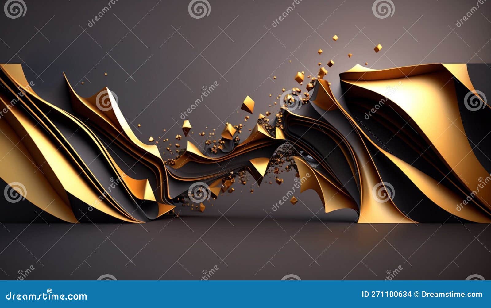 Generative AI. Illuminated Hues of Futuristic Abstraction: a Dynamic ...