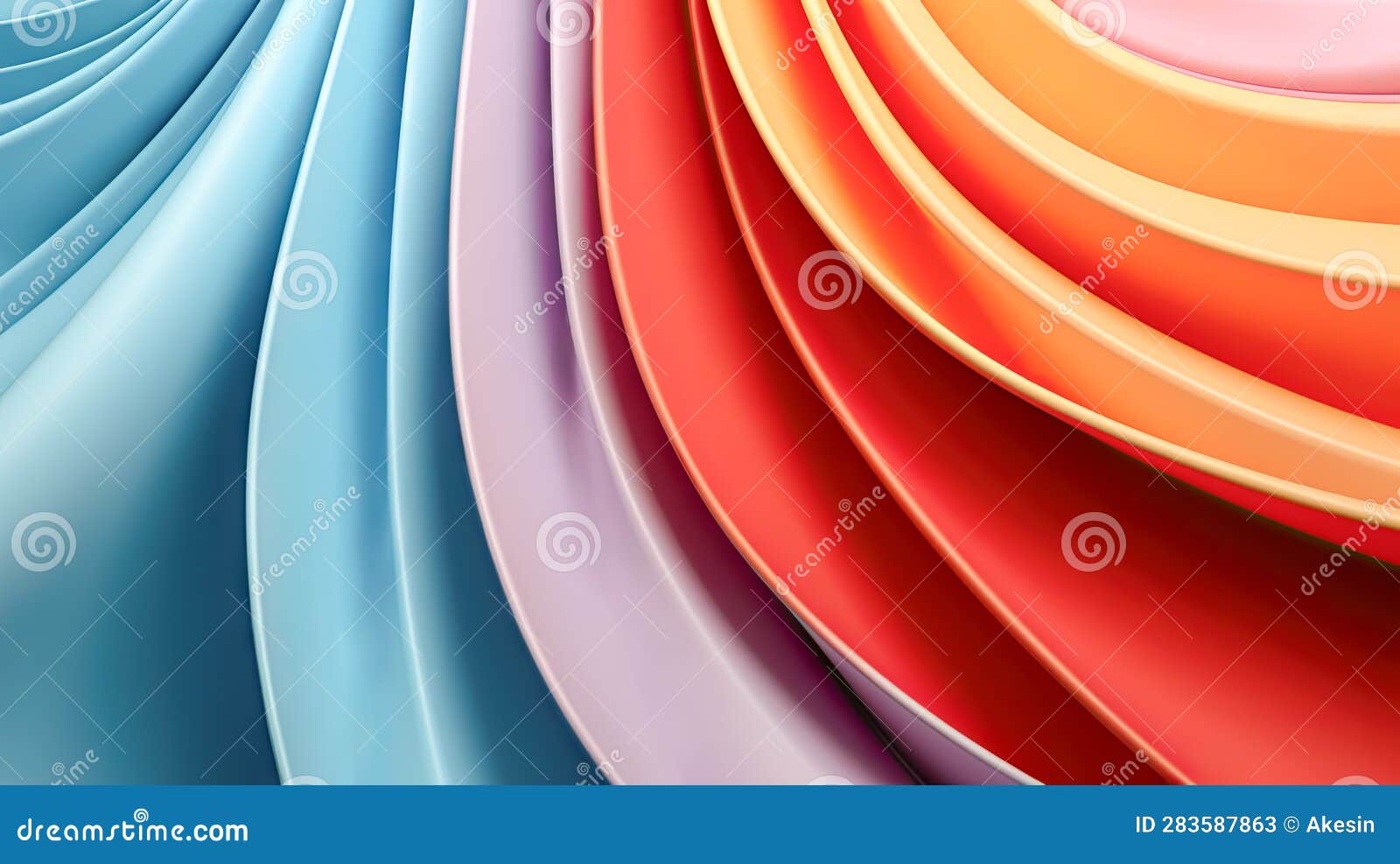 Generative AI Illustration Of An Abstract Pattern Composed Of Colorful ...