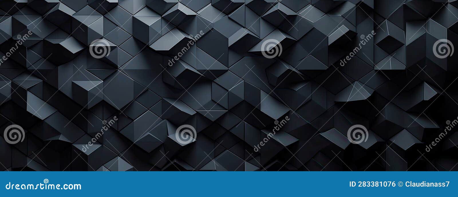 Generative Ai Illustration Of Black Modern Abstract Structured Pattern ...