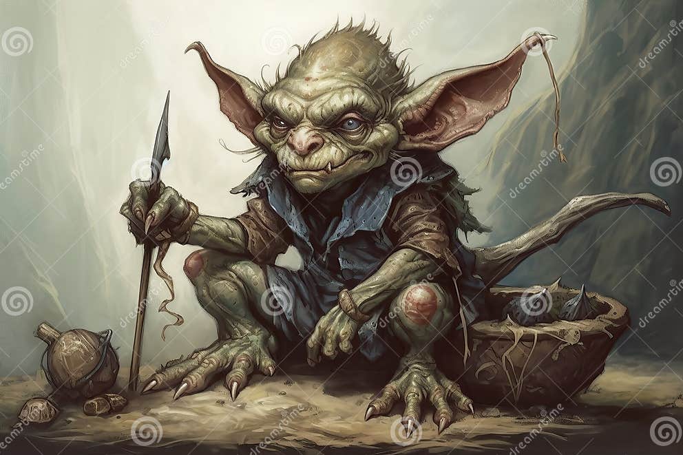 Generative AI Illustration of Goblin Fantasy Creature Stock ... Generative AI Illustration of Goblin Fantasy Creature Stock ...