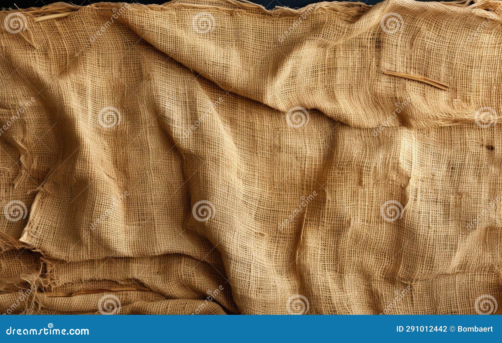 Generative Ai Illustration of Jute Hessian Sackcloth Canvas Stock ...