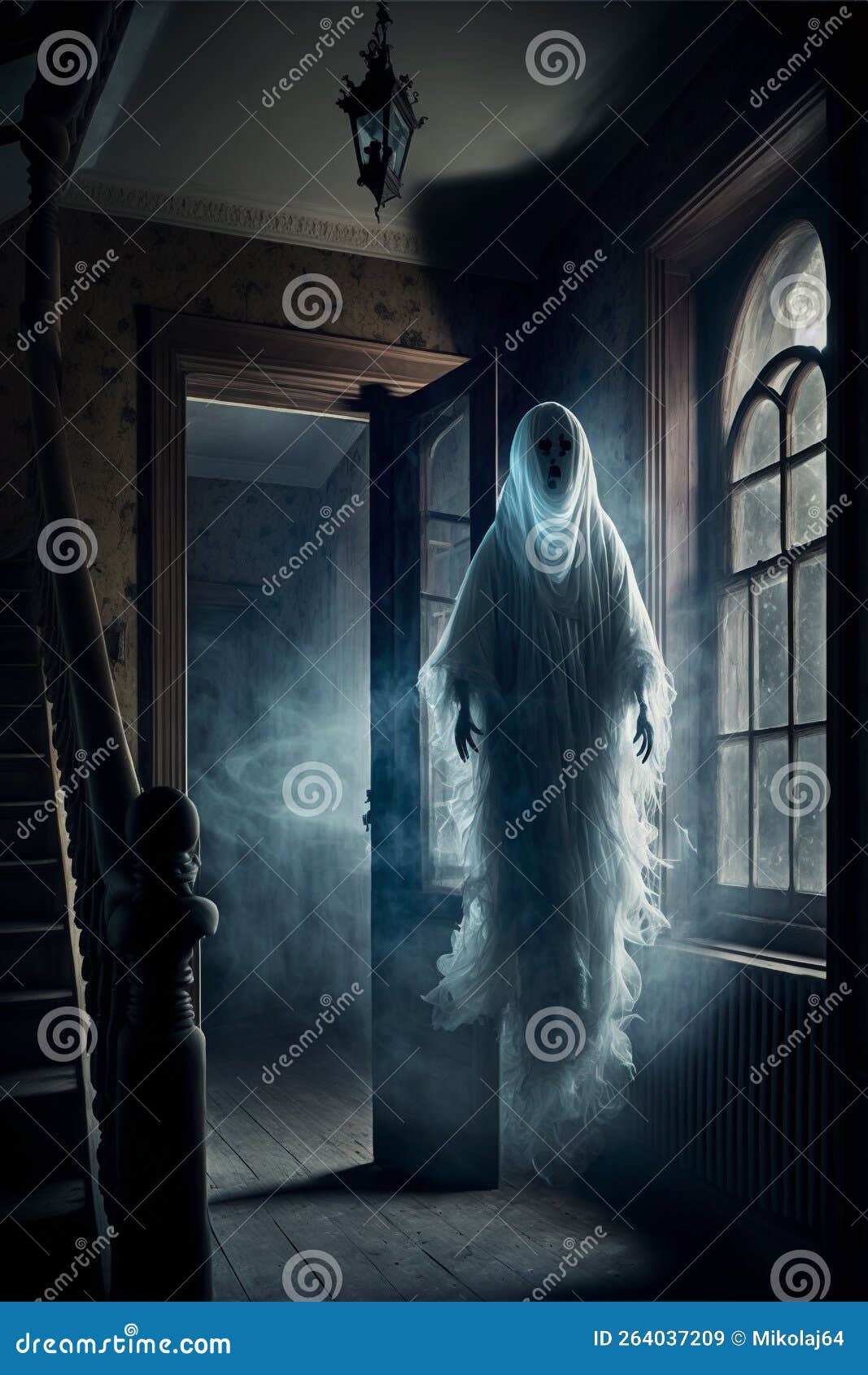 Generative AI Illustration of Scary Wrath Stock Illustration ...