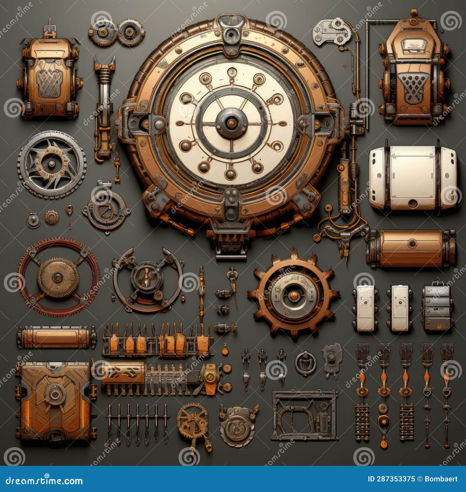 Generative Ai Illustration of Tooling Related Items Stock Illustration ...