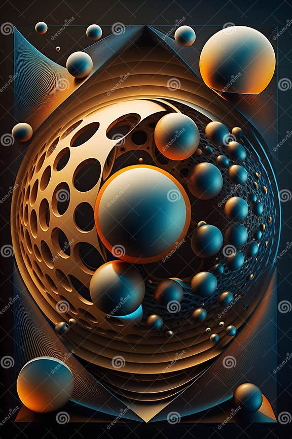 Generative AI, Illustrations, Geometry Patterns Background. Mixed Colors Abstract Pattern ...