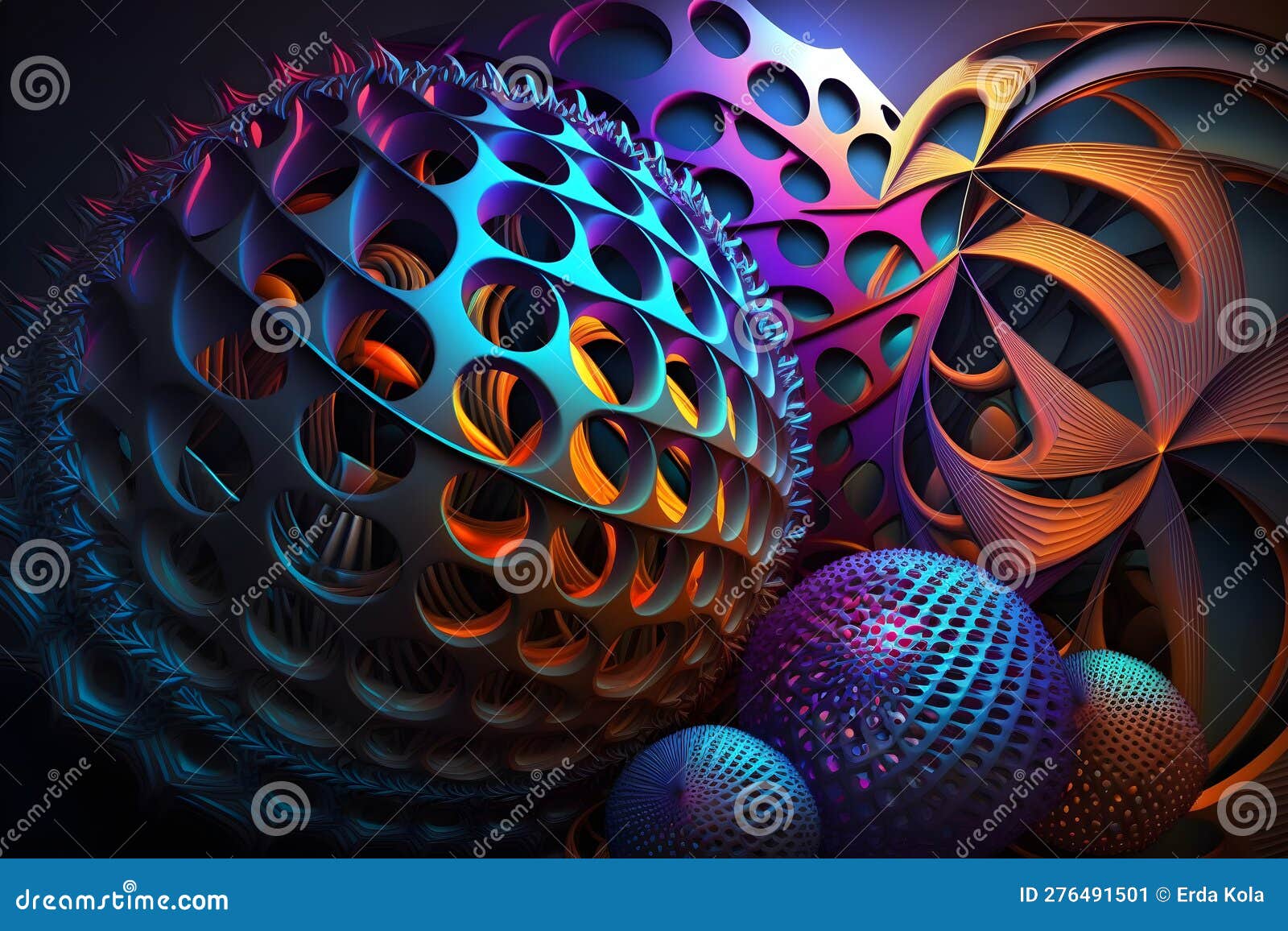 Generative AI, Illustrations, Geometry Patterns Background. Mixed Colors Abstract Pattern ...