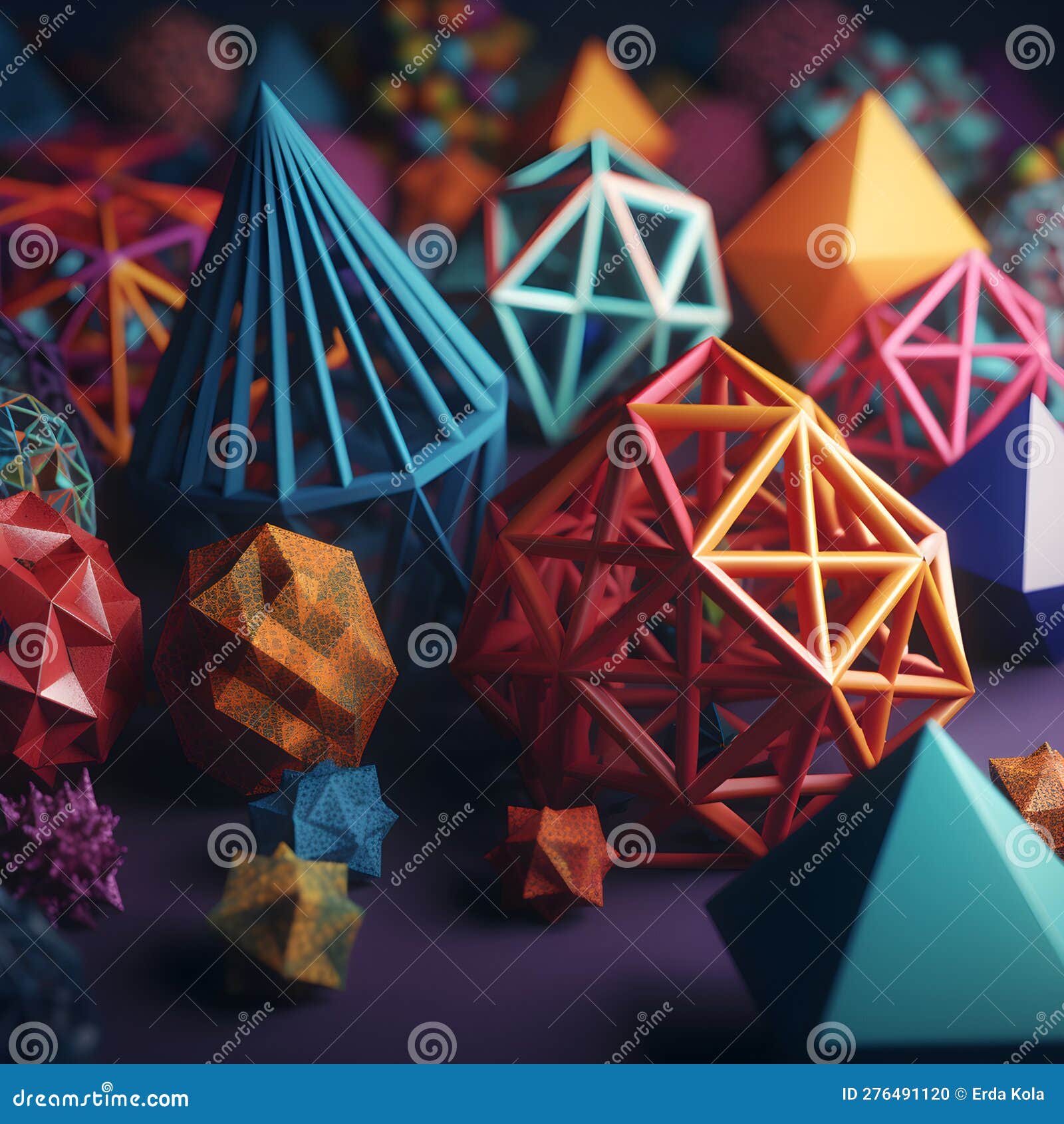 Generative AI, Illustrations, Geometry Patterns Background. Mixed ...