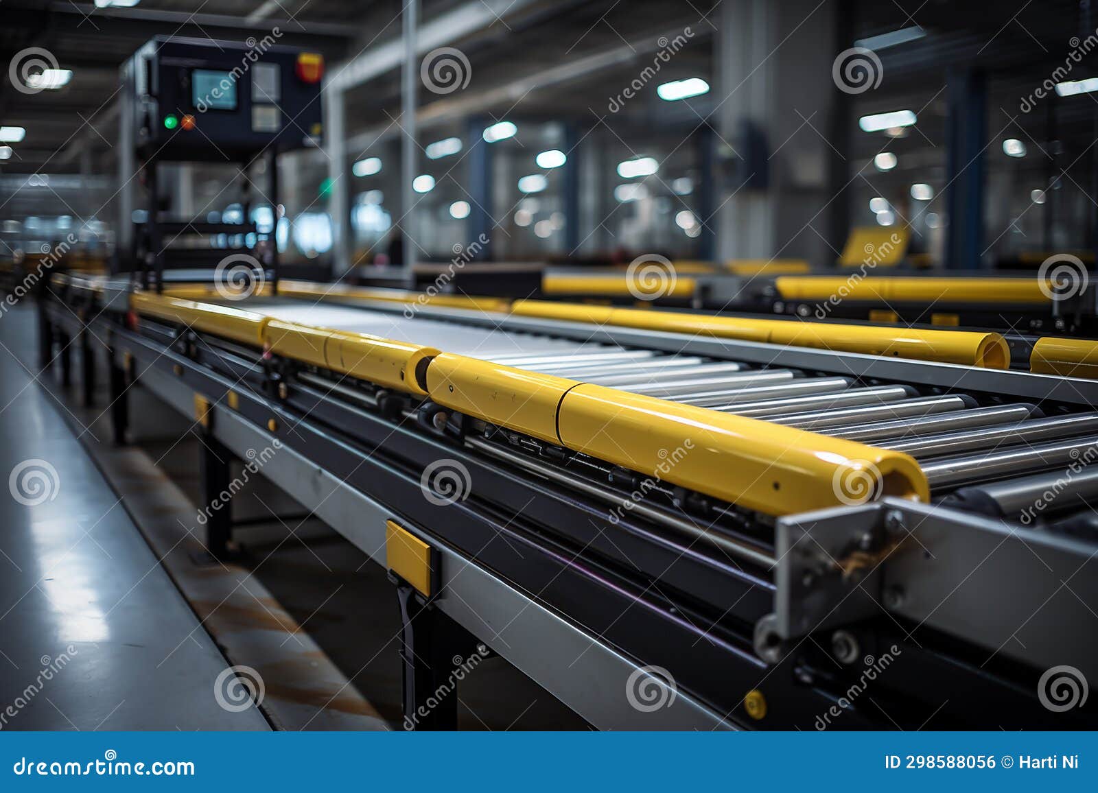 Generative AI Roller Blinds Closeup On The Window In The Interior ...