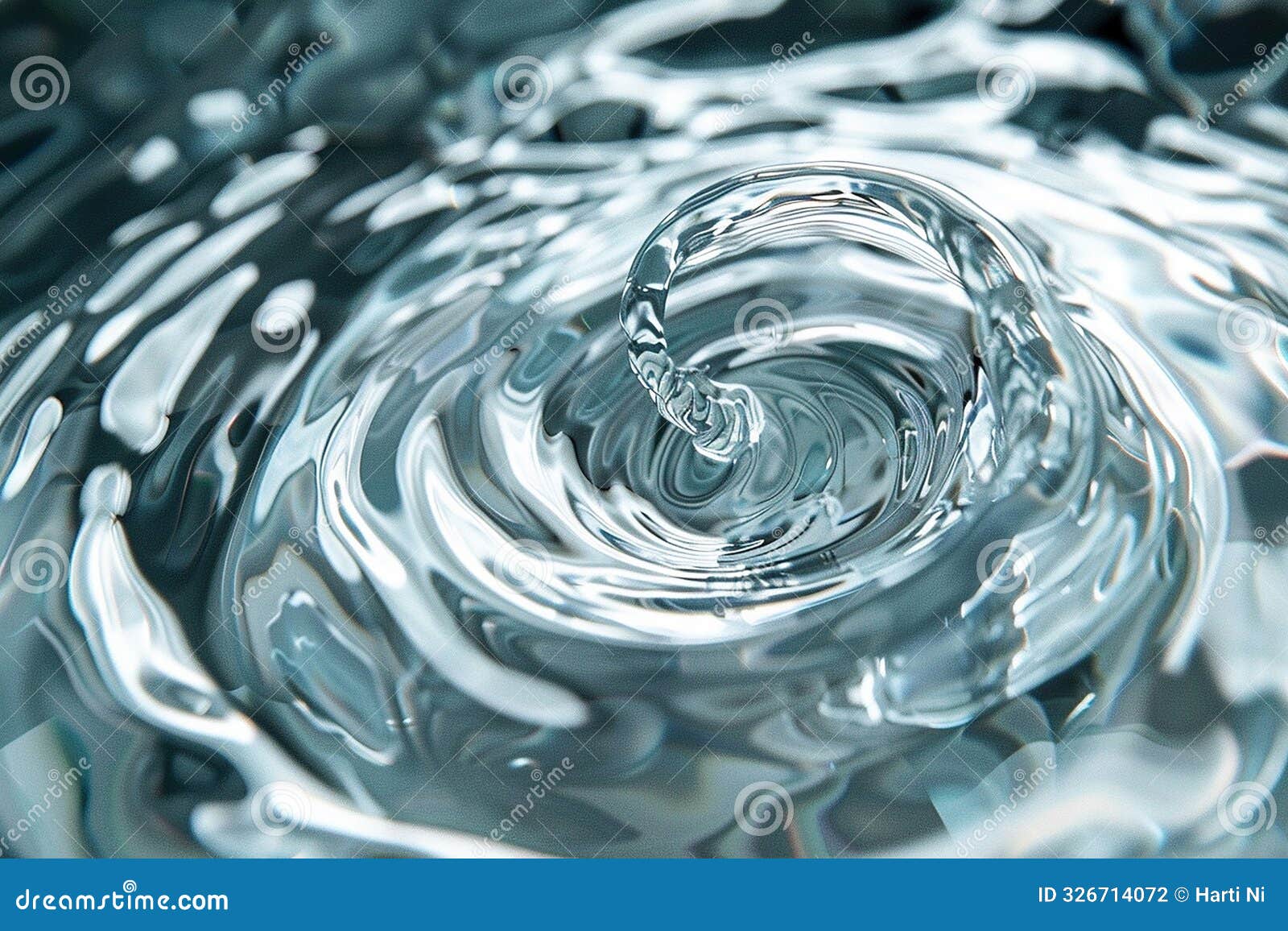 Generative AI Image of Clear Water Swirl at Lake River Wallpaper Stock ...