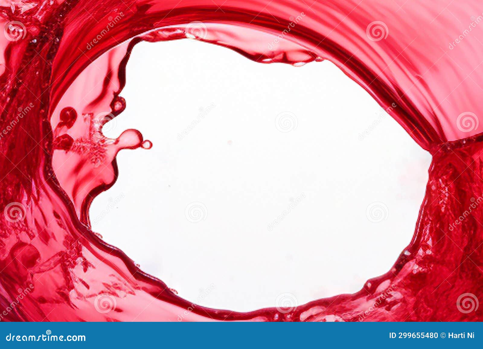 Generative AI Image of Fresh Fruit Juice Drink Forming a Circle on ...