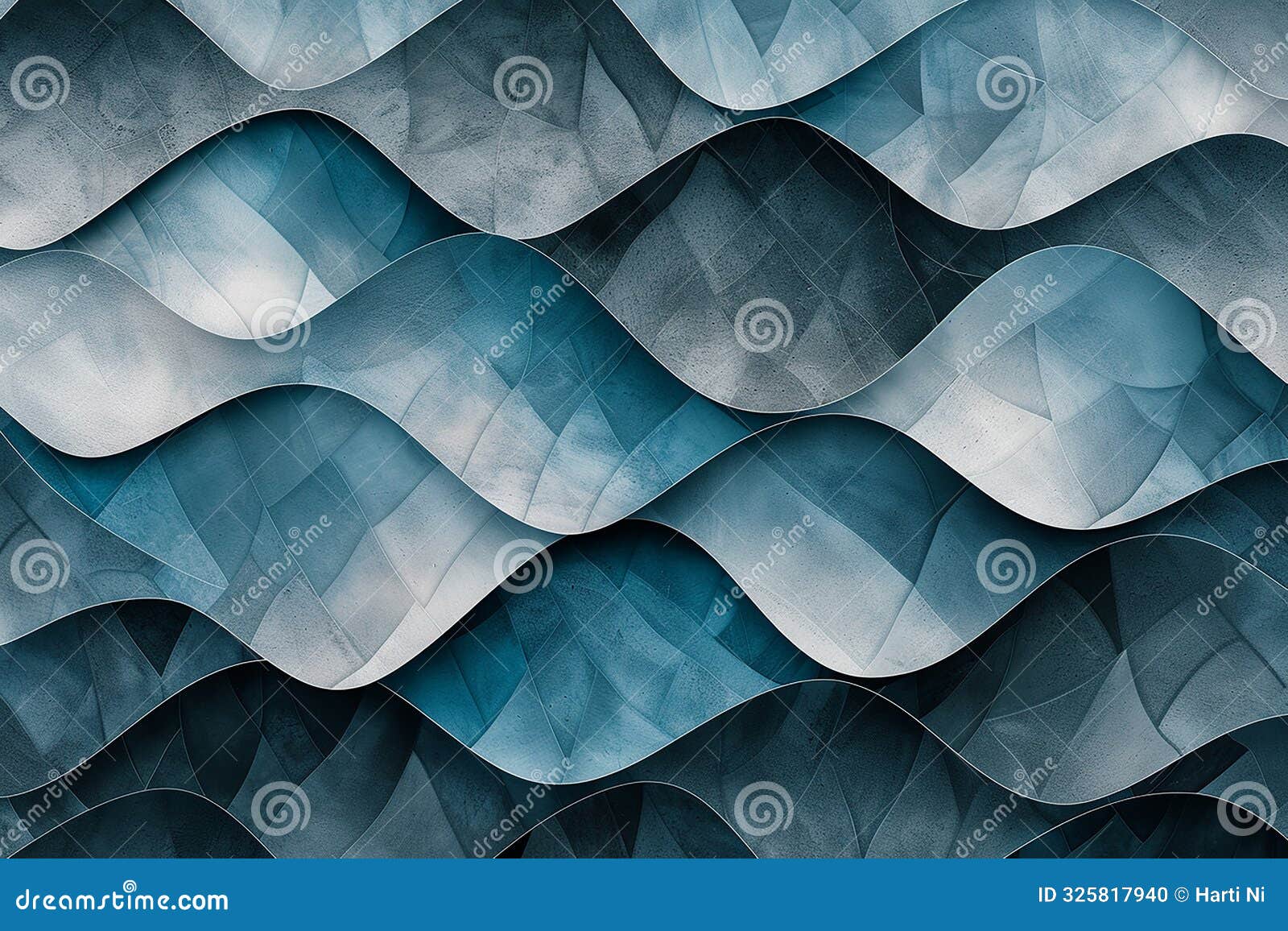 Generative AI Image of Grey Gradation Strip Plate Waves Pattern ...