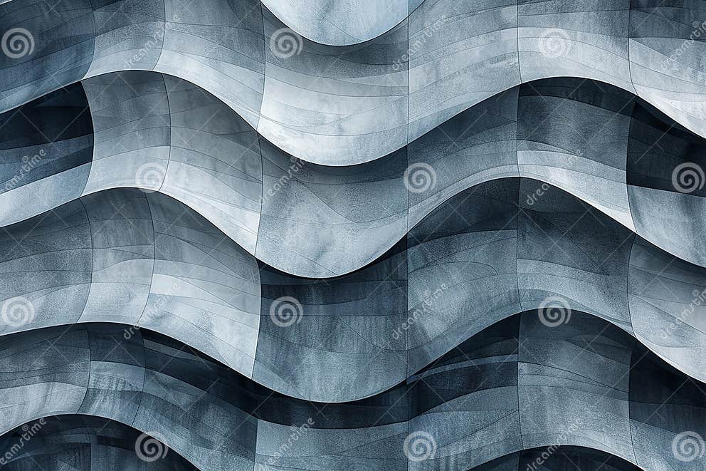 Generative AI Image of Grey Gradation Strip Plate Waves Pattern ...